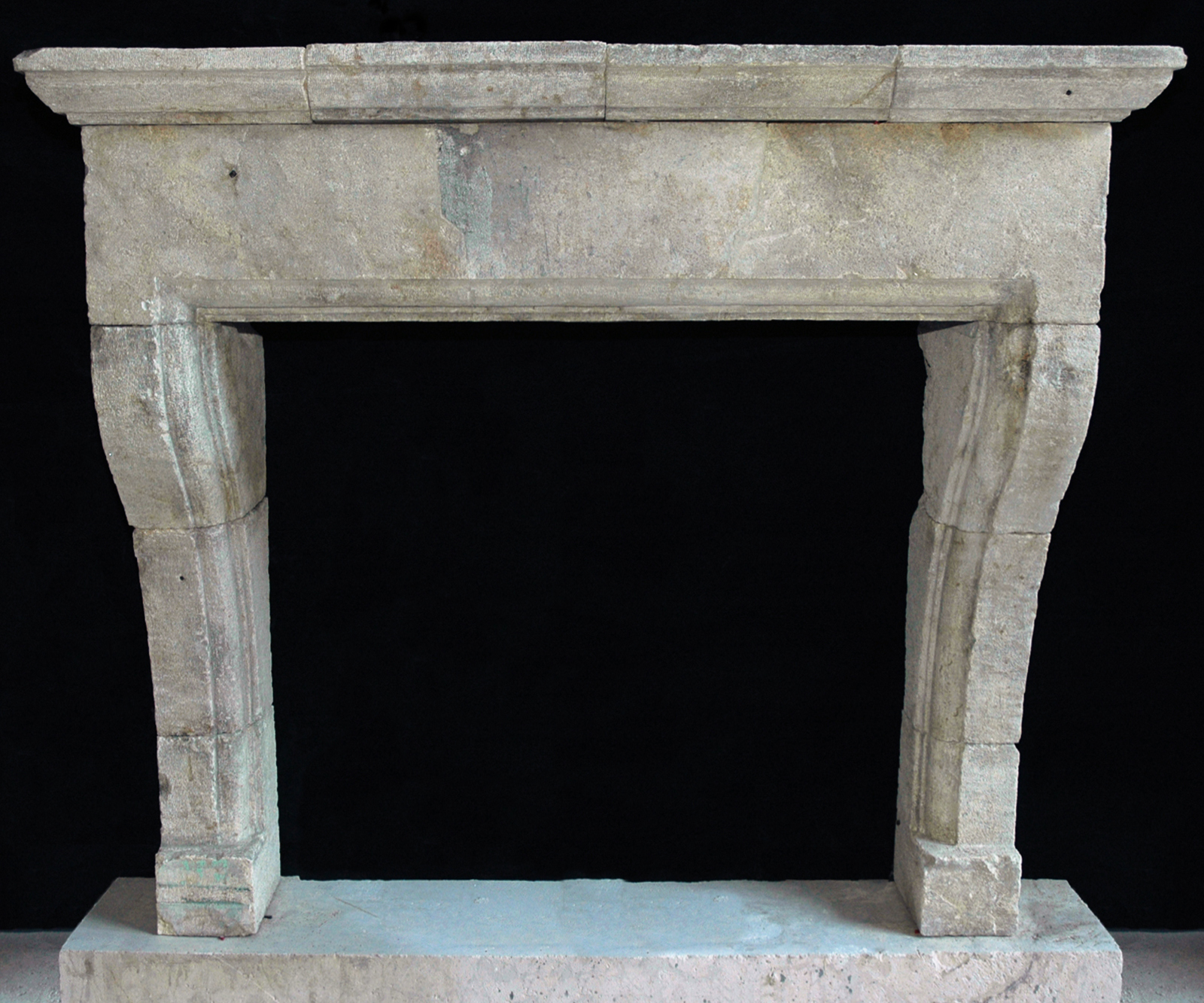Antique Limestone Fireplace – Monolithic Stone
